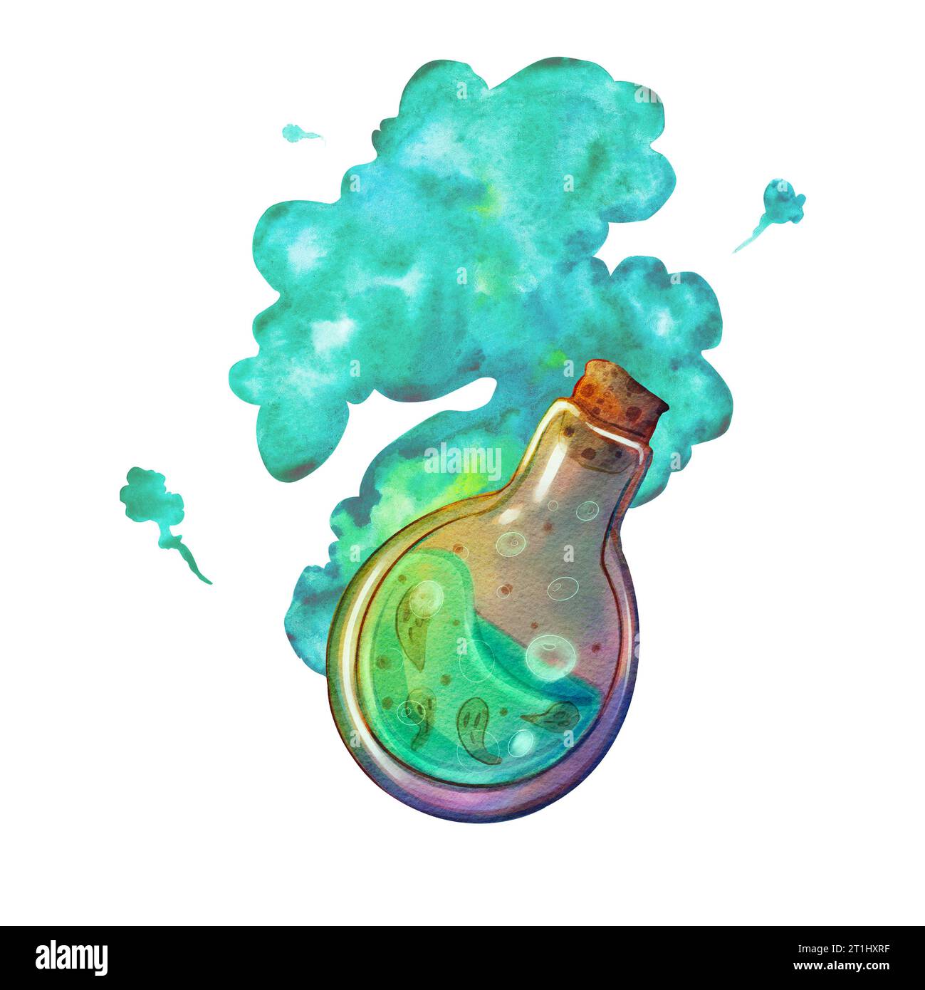 Science bottle smoke Cut Out Stock Images & Pictures - Alamy