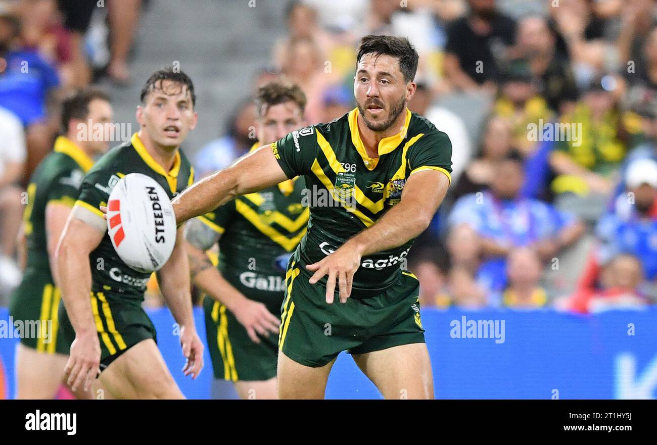 Townsville, Australia. 14th Oct, 2023. Ben Hunt of the Kangaroos during ...