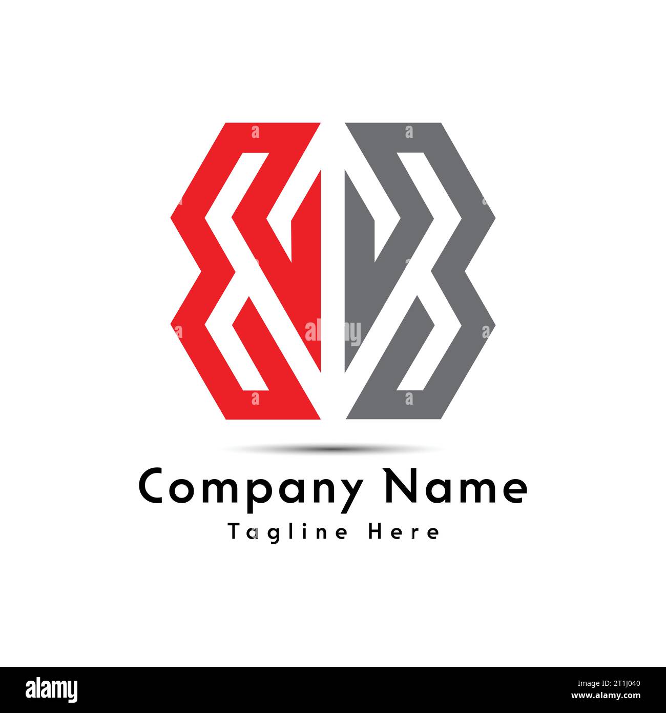 WB letter creative modern logo design Stock Vector Image & Art - Alamy