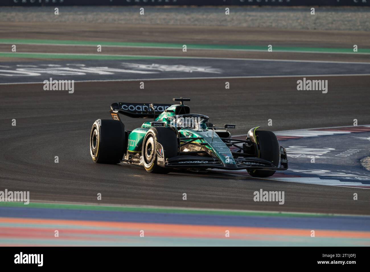 DOHA,QATAR - 7TH OCT 2023 – Lance Stroll (CND) Aston Martin - AHMAD AL ...