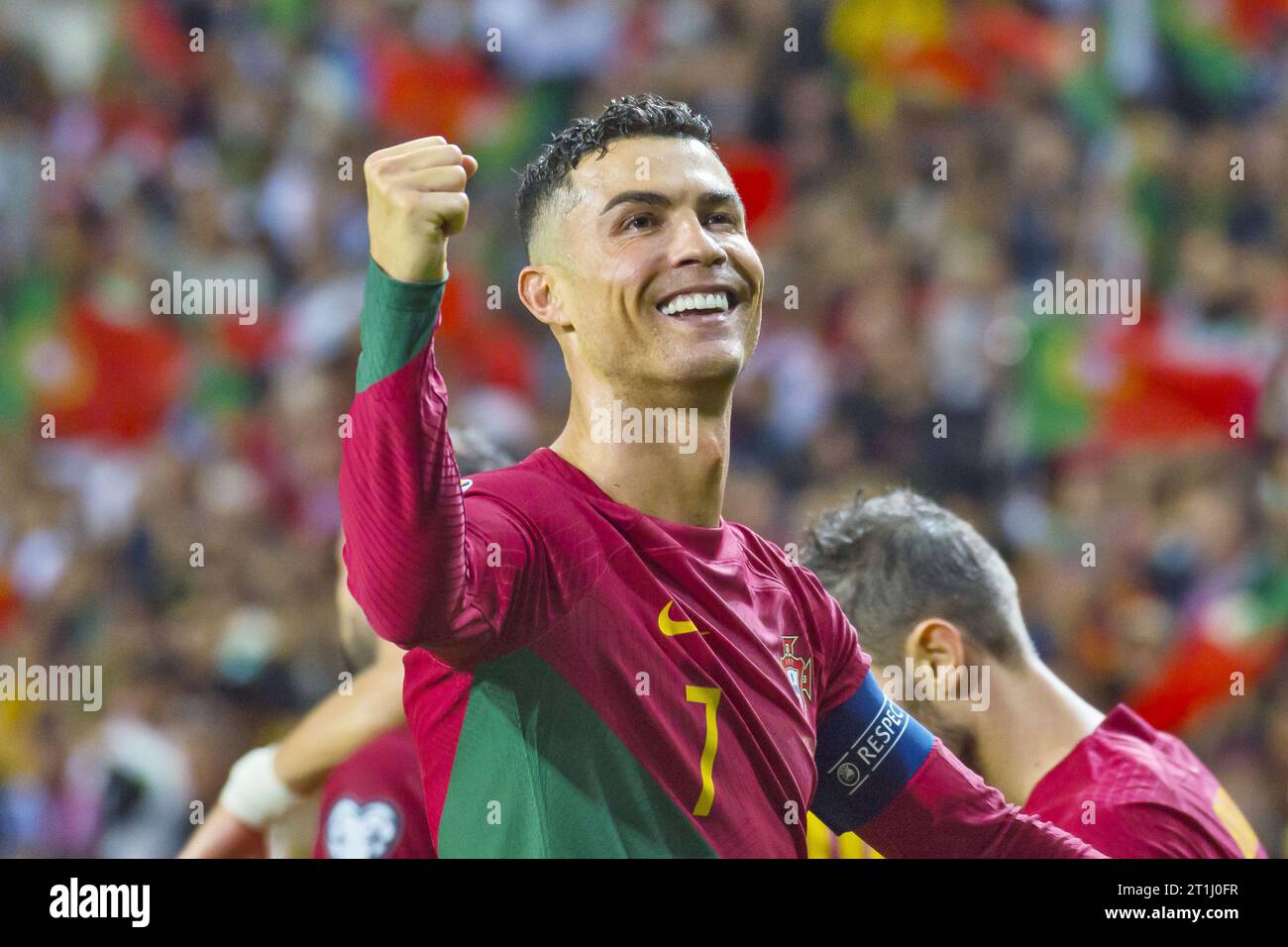 Porto, Portugal. 13th Oct, 2023. Cristiano Ronaldo of Portugal ...