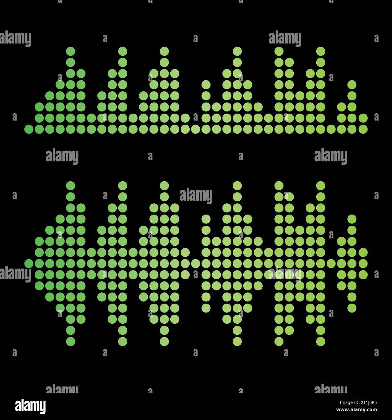 Audio technology music sound waves vector icon illustration Stock Photo ...
