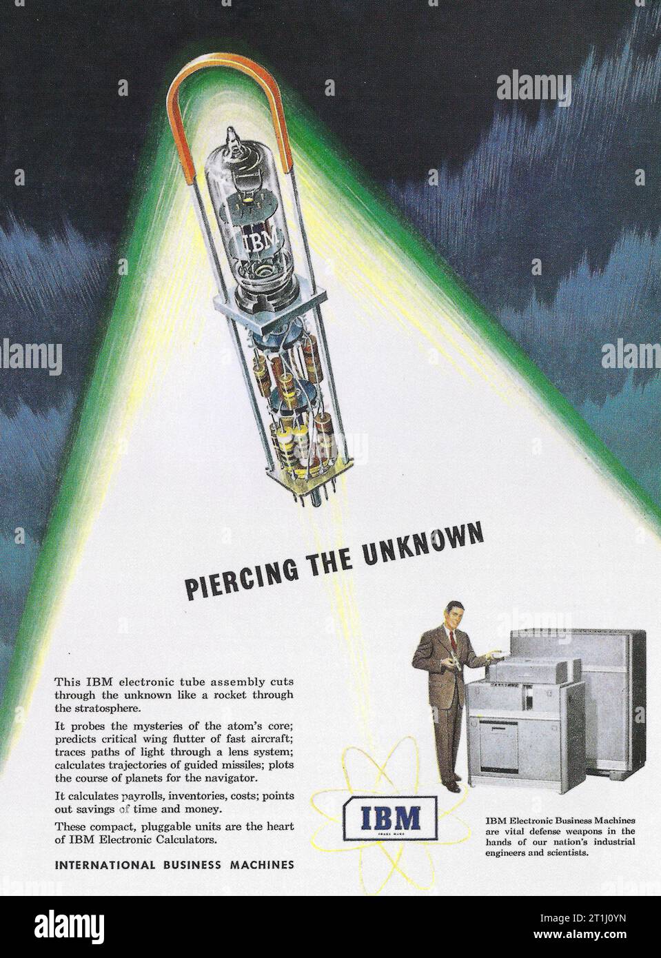 Ibm ad 1950s hi-res stock photography and images - Alamy