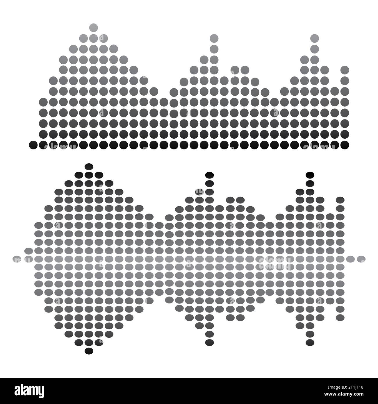 Audio technology music sound waves vector icon illustration Stock Photo - Alamy