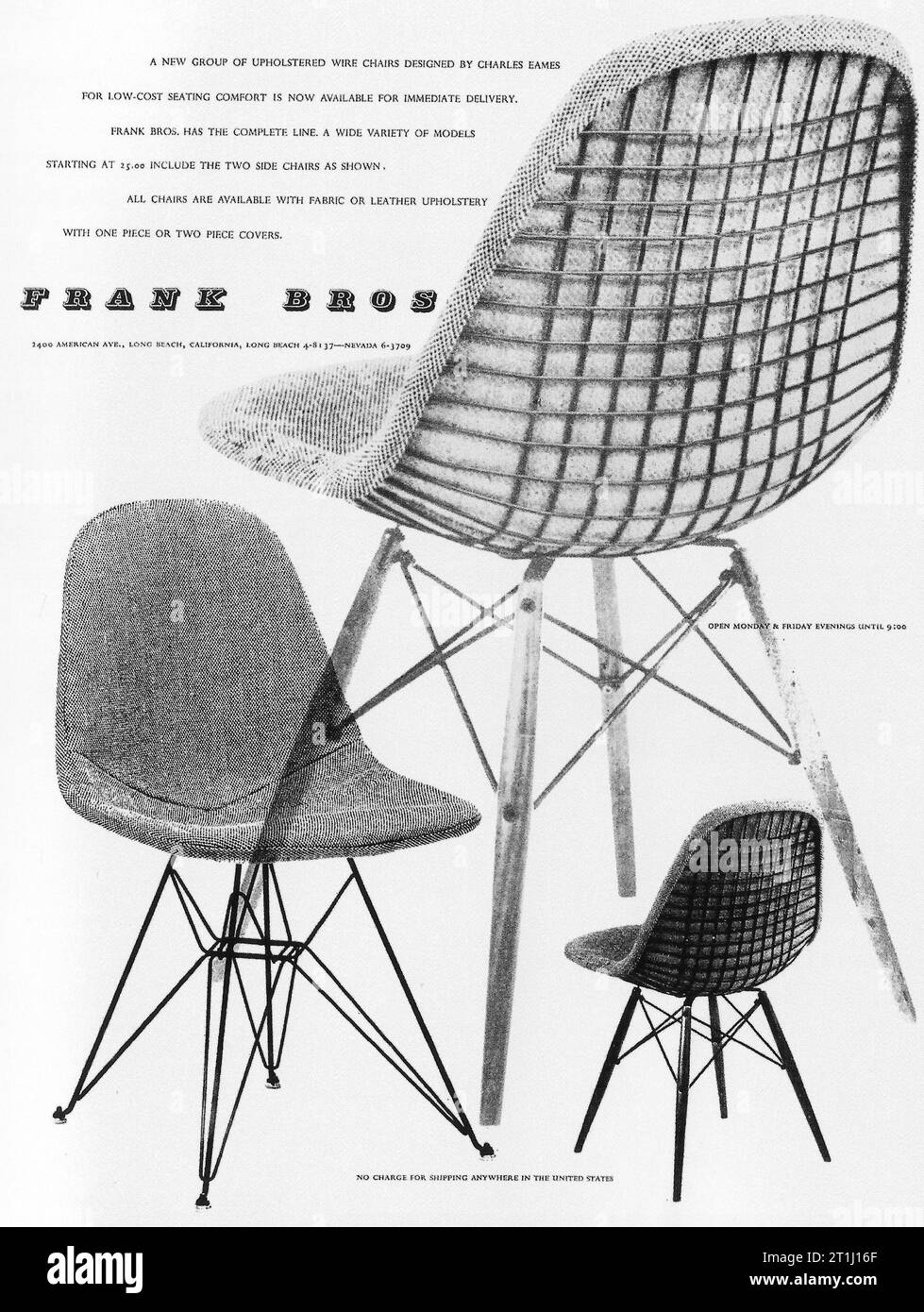 1950s advertisement and chair hi-res stock photography and images - Alamy
