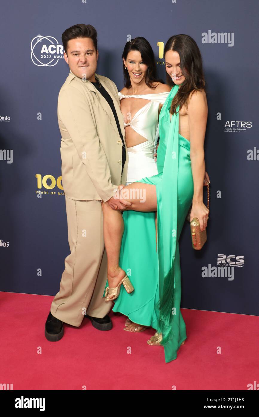 Sydney, Australia. 14th October 2023. L-R: Mitch Churi, Brittany ...