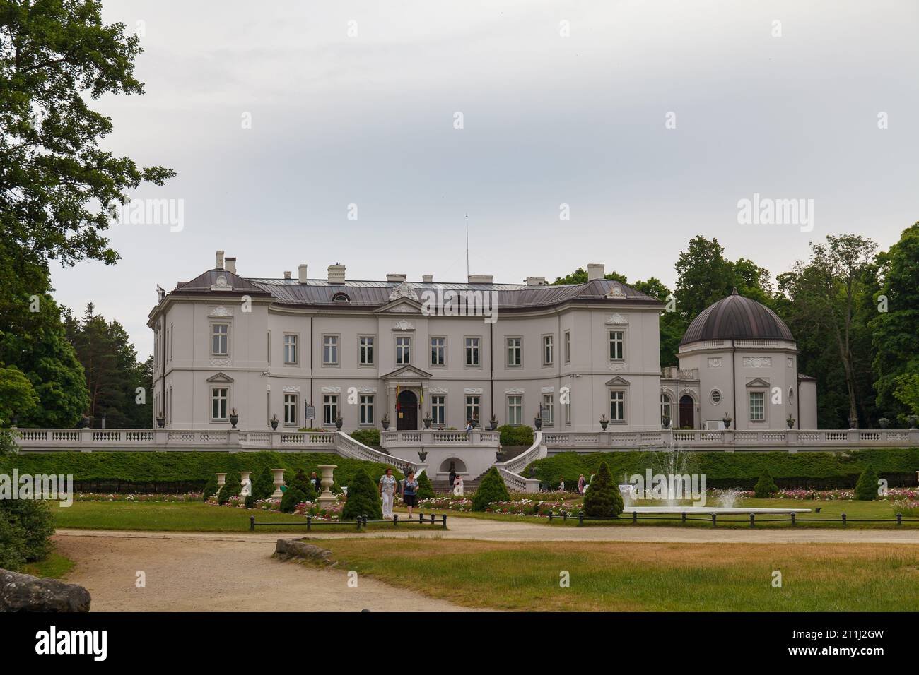 Palanga Amber Museum in Palanga, Lithuania. Summer moody day Stock ...