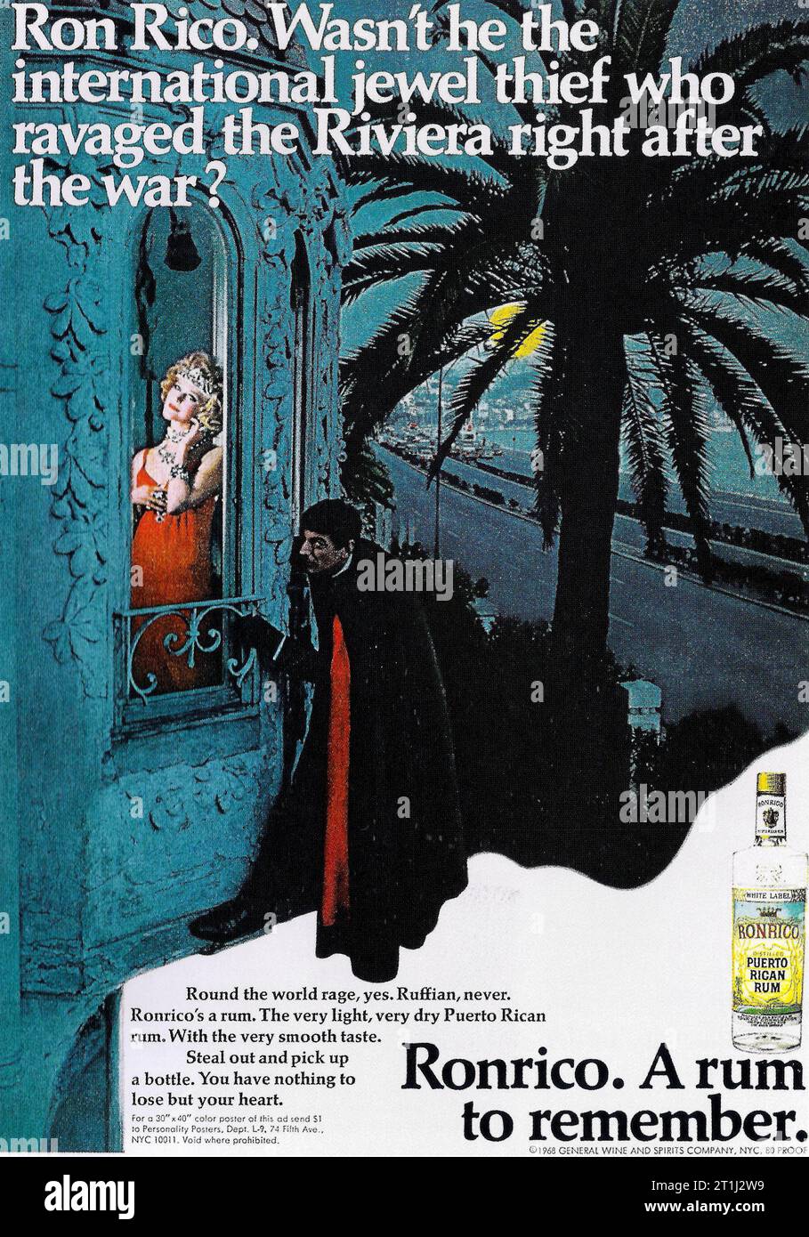 Ronrico rum ads hi-res stock photography and images - Alamy