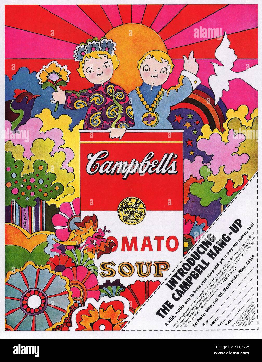 Campbells soup hang up ad hi-res stock photography and images - Alamy
