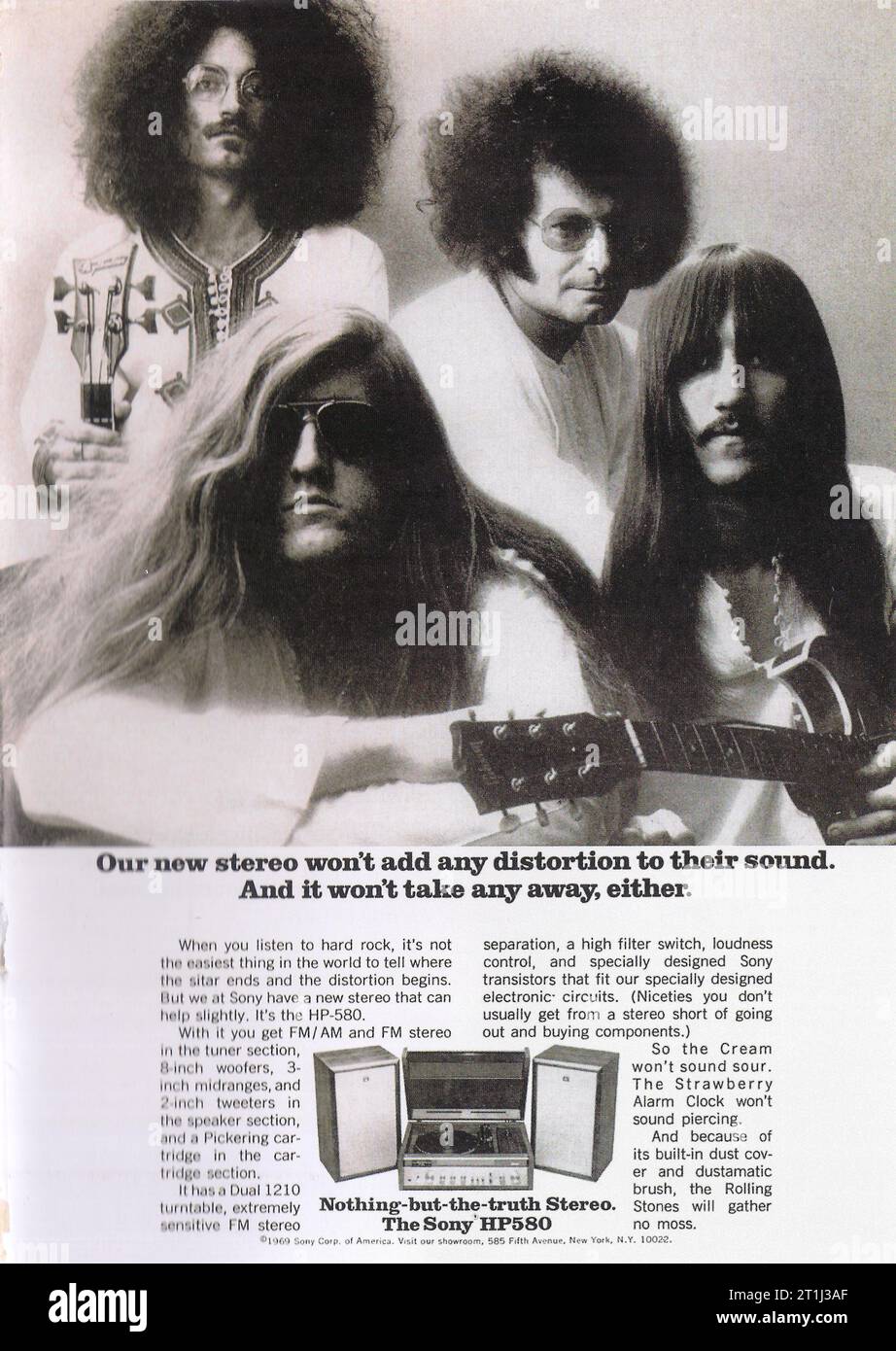 Sony stereo advert hi-res stock photography and images - Alamy