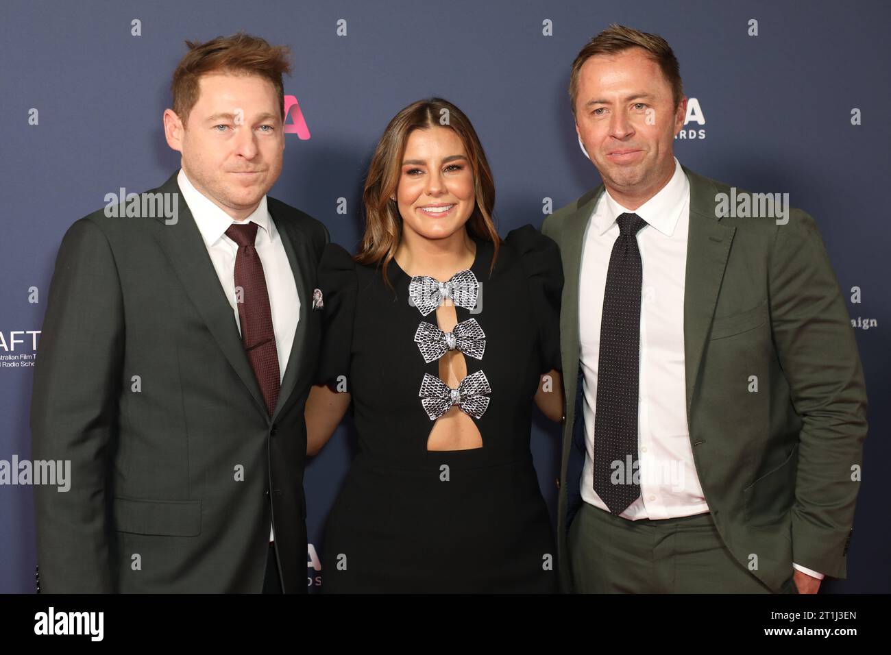 Sydney, Australia. 14th October 2023. Jase Hawkins, Lauren Phillips and ...