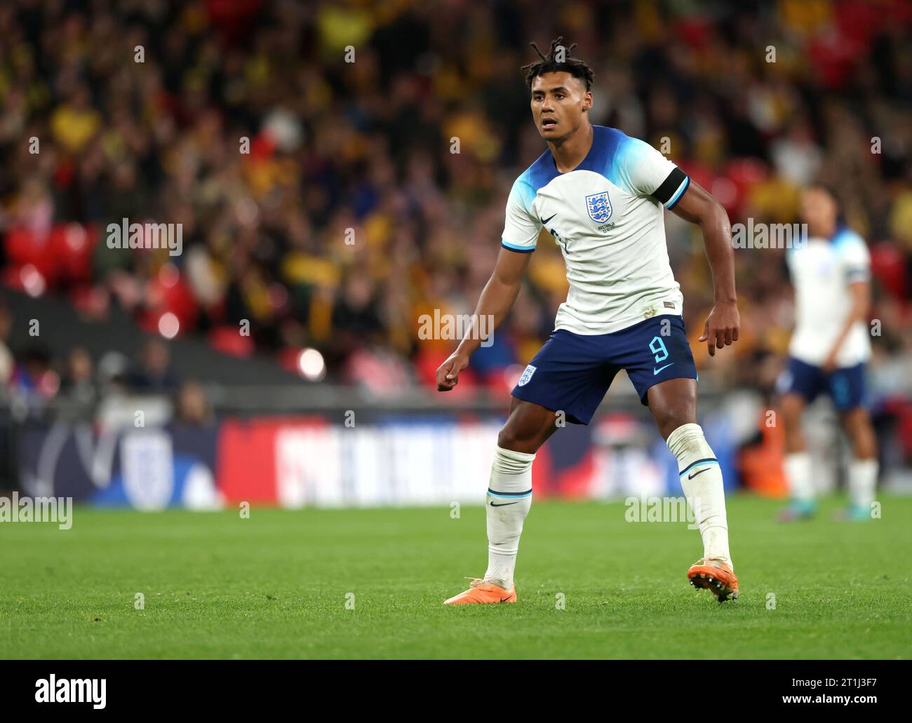 London, UK. 13th Oct, 2023. Ollie Watkins (E) at the England v ...