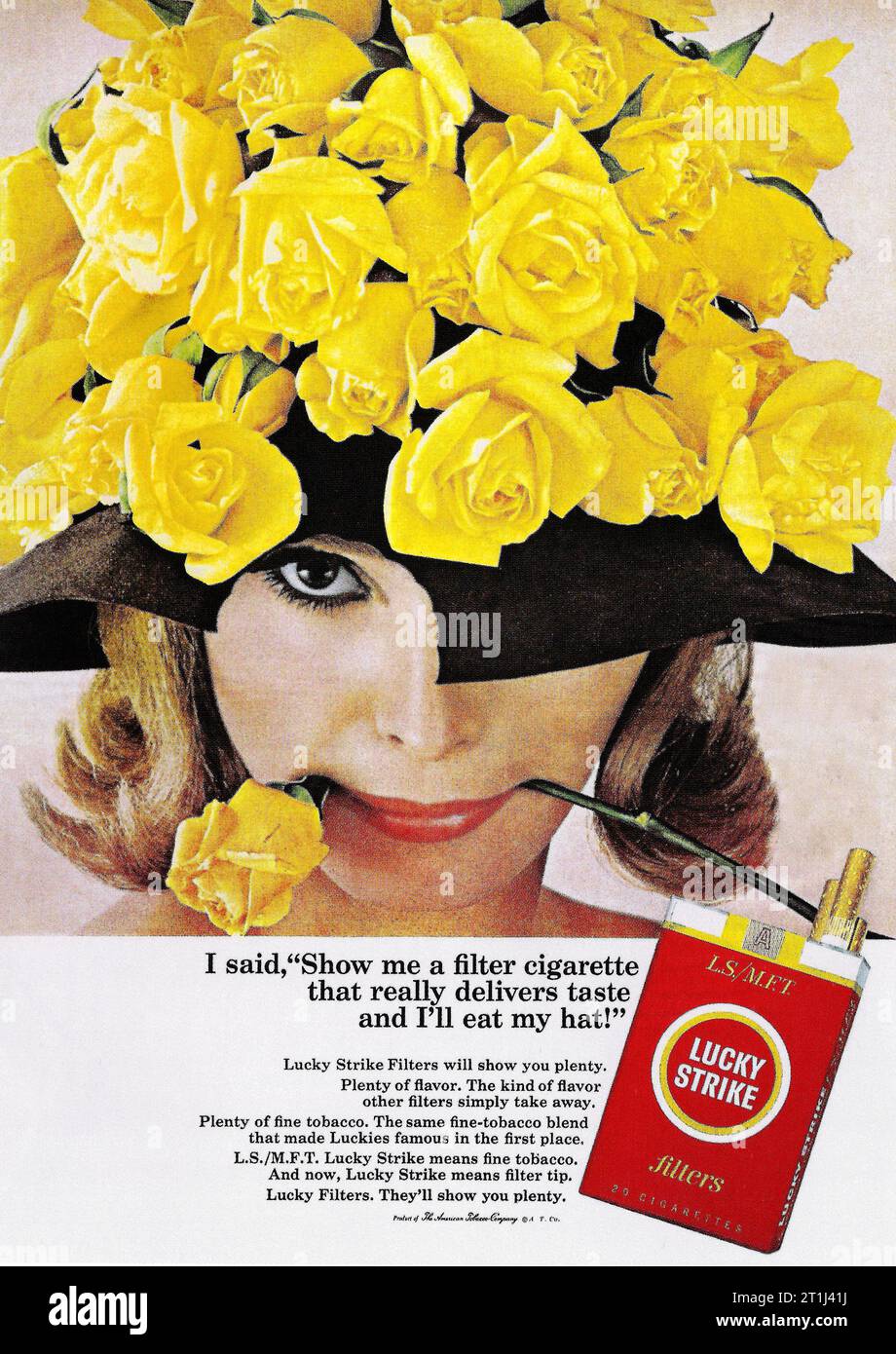 Lucky strike ads hi-res stock photography and images - Alamy
