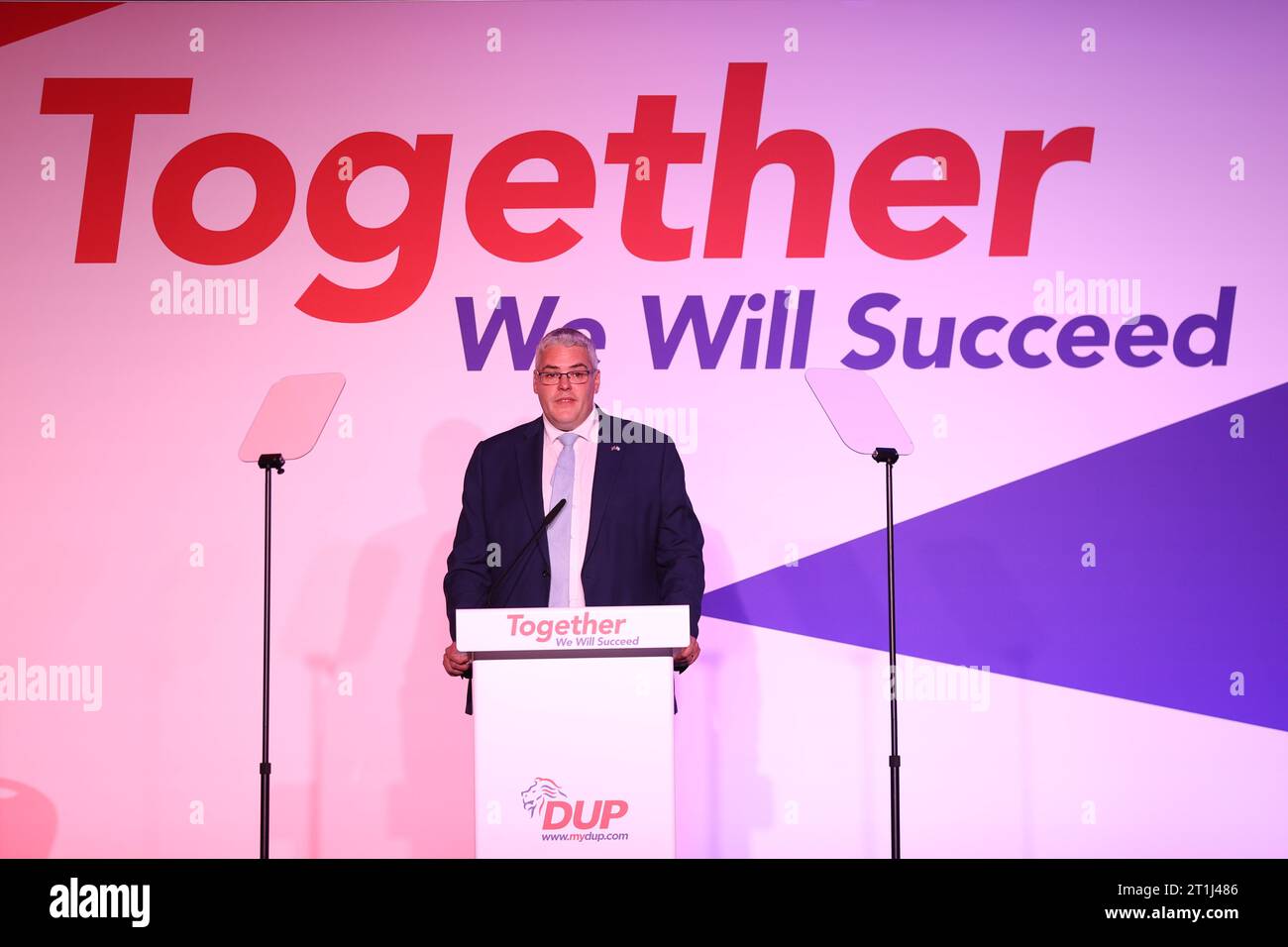 Gavin robinson dup deputy leader hi-res stock photography and images ...