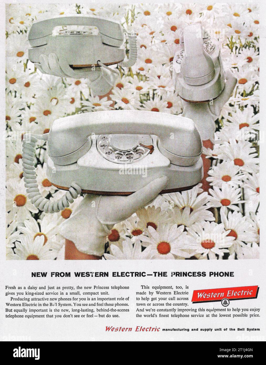 Western electric telephone ad hi-res stock photography and images - Alamy
