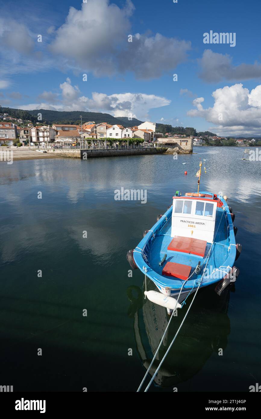 Combarro, Spain, September 11, 2023. View of the beautiful and ...