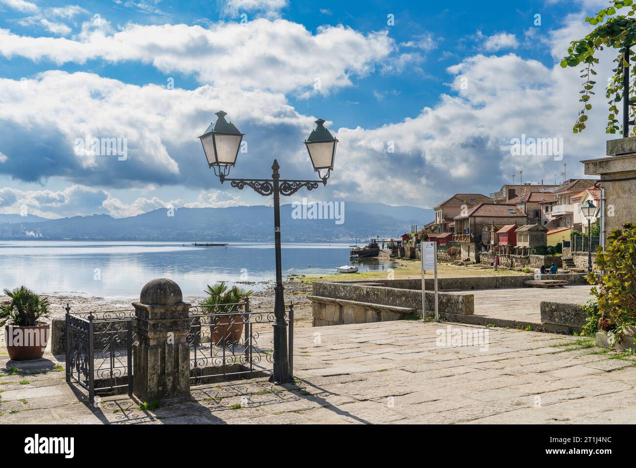 Combarro, Spain, September 11, 2023. View of the beautiful and ...