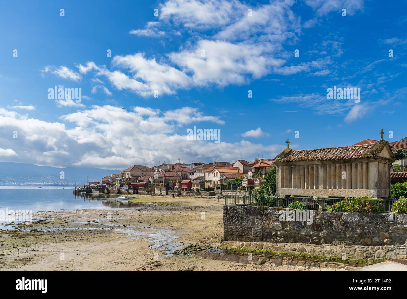 Combarro, Spain, September 11, 2023. View of the beautiful and ...