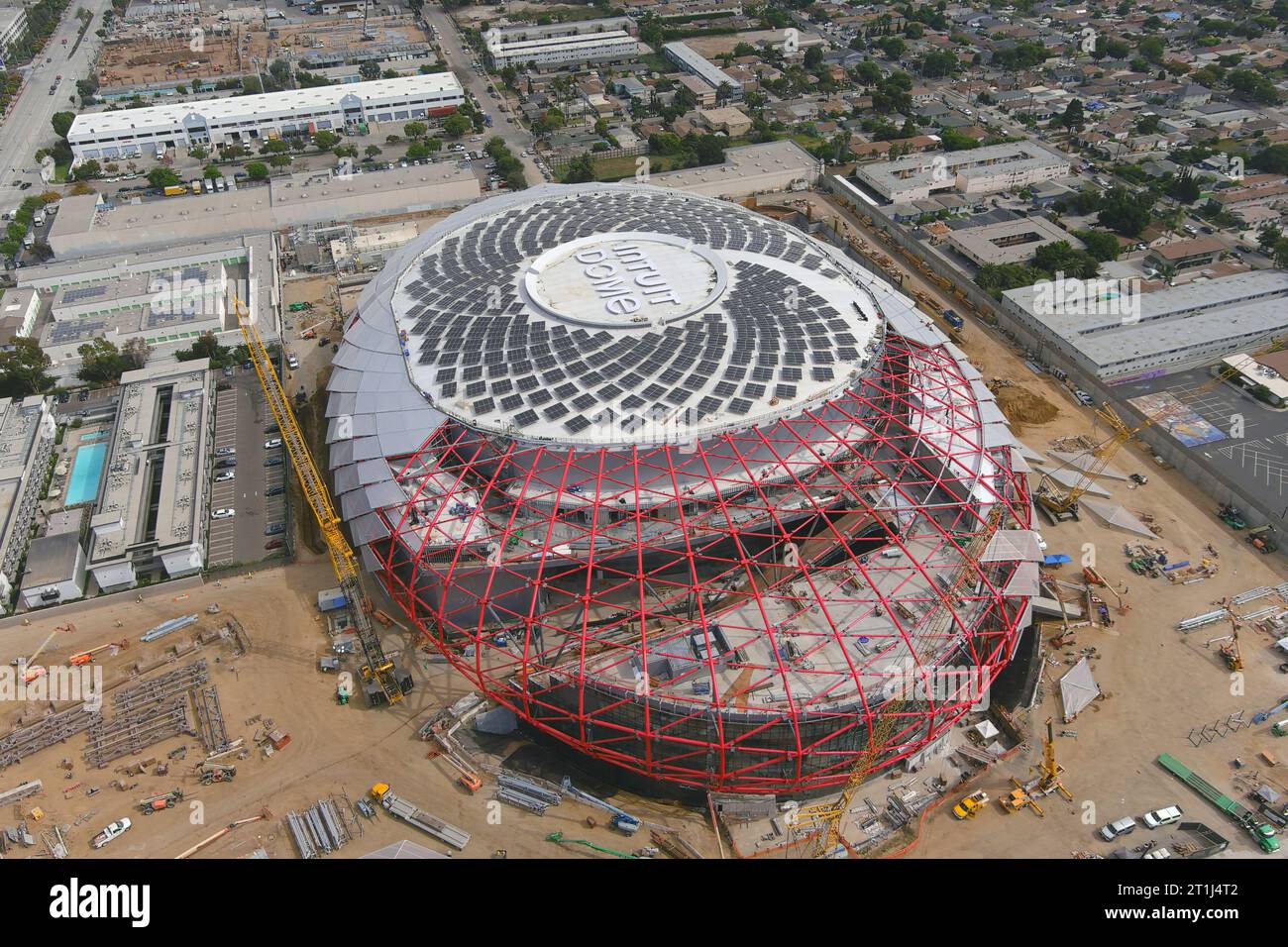 Los angeles intuit dome aerial hi-res stock photography and images - Alamy