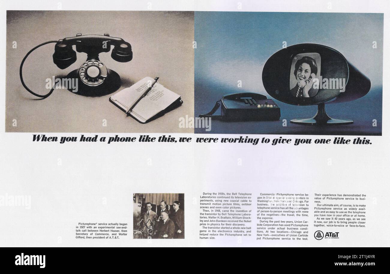 1960s telephone advert hi-res stock photography and images - Alamy