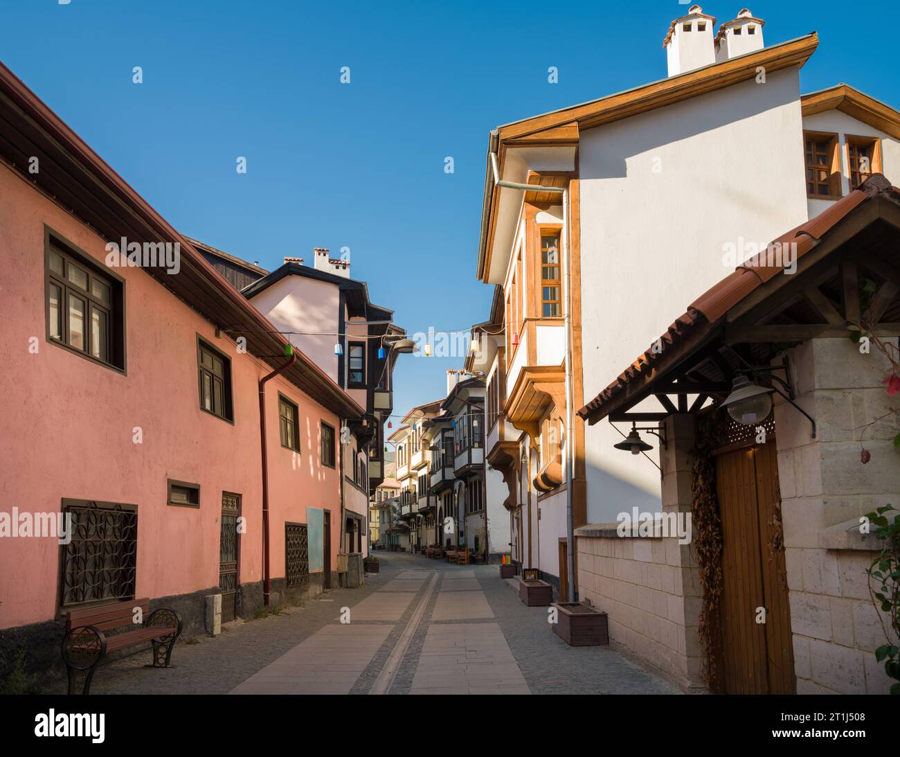 Germiyan mansions. Germiyan culture street. Historical houses of ...
