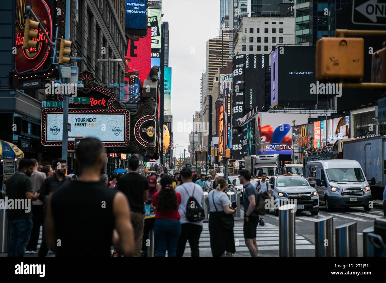 New York, New York state USA - August, 30, 2023 - Times Square is ...