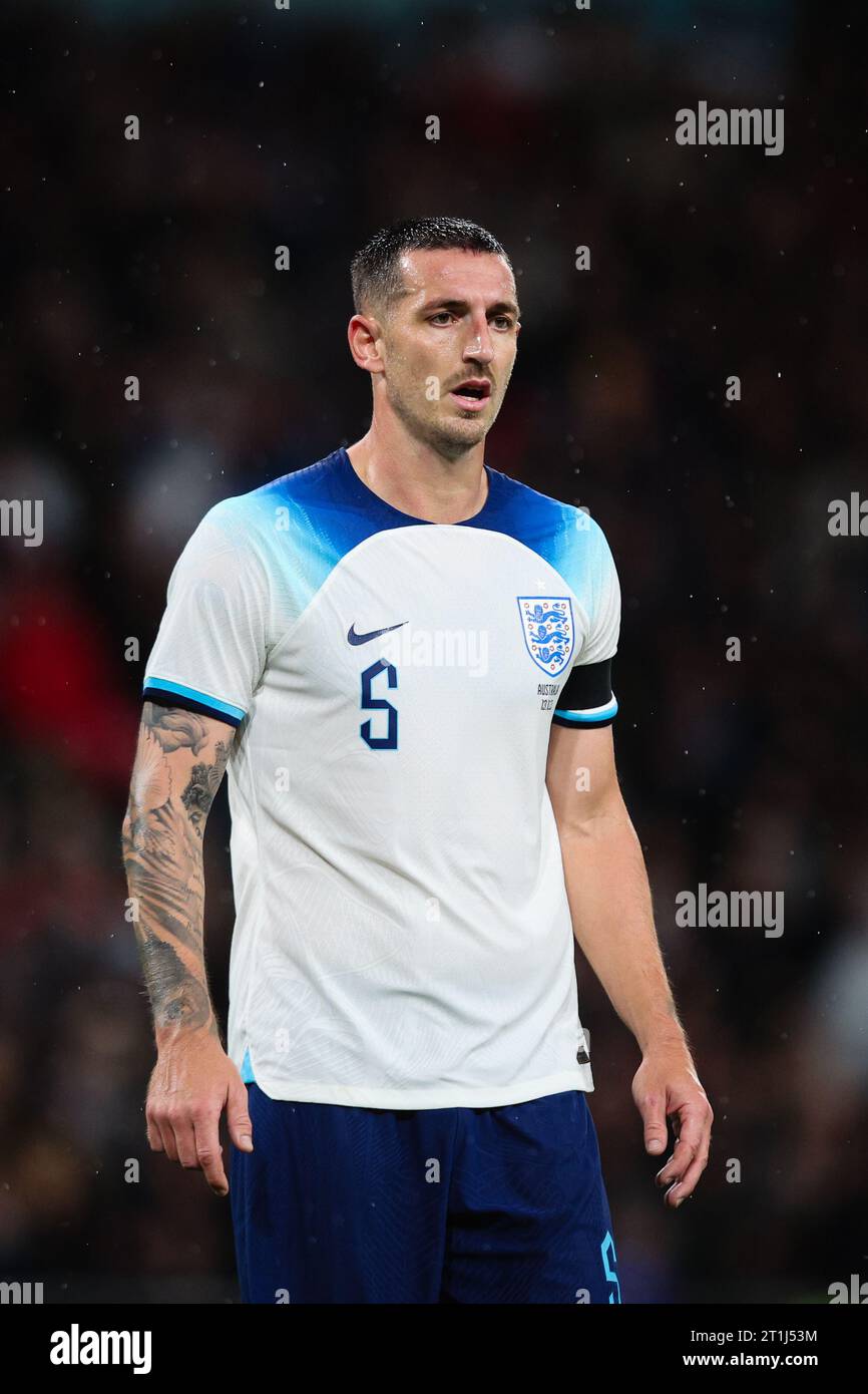 LONDON, UK - 13th Oct 2023: Lewis Dunk of England looks on during the ...