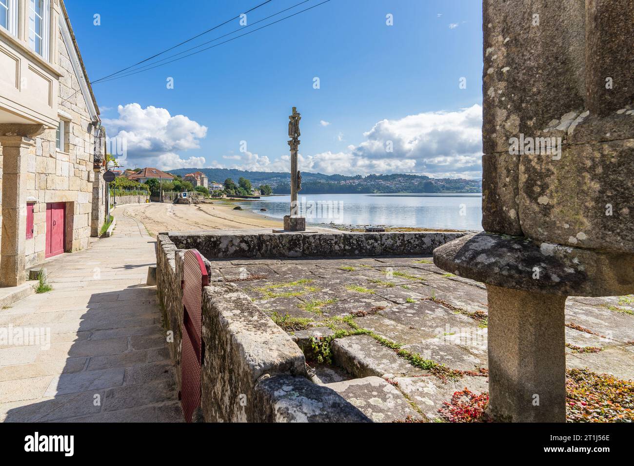 Combarro, Spain, September 11, 2023. View of the beautiful and ...