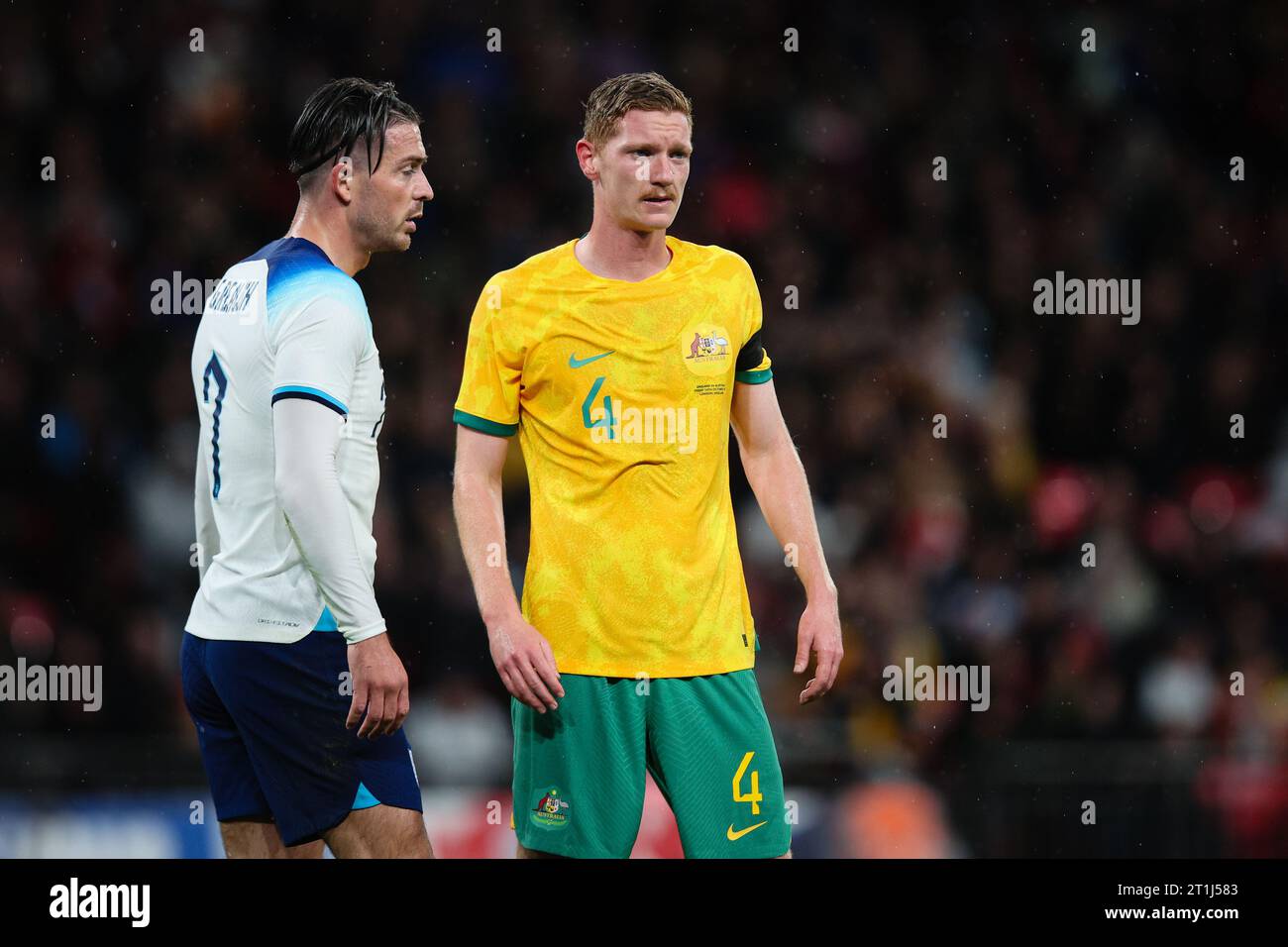 LONDON, UK - 13th Oct 2023: Kye Rowles of Australia looks on during the ...
