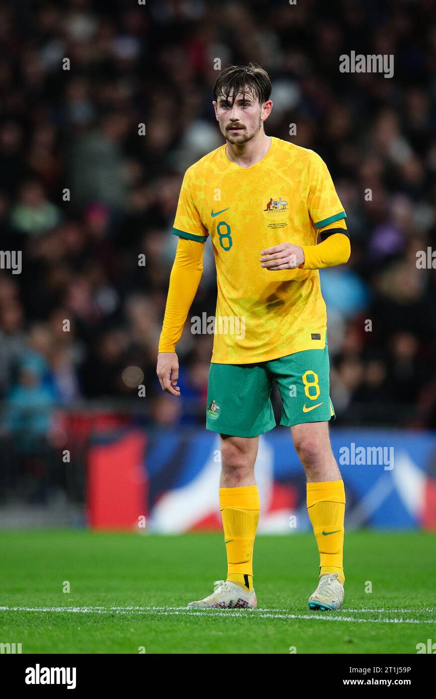 LONDON, UK - 13th Oct 2023: Connor Metcalfe of Australia looks on ...