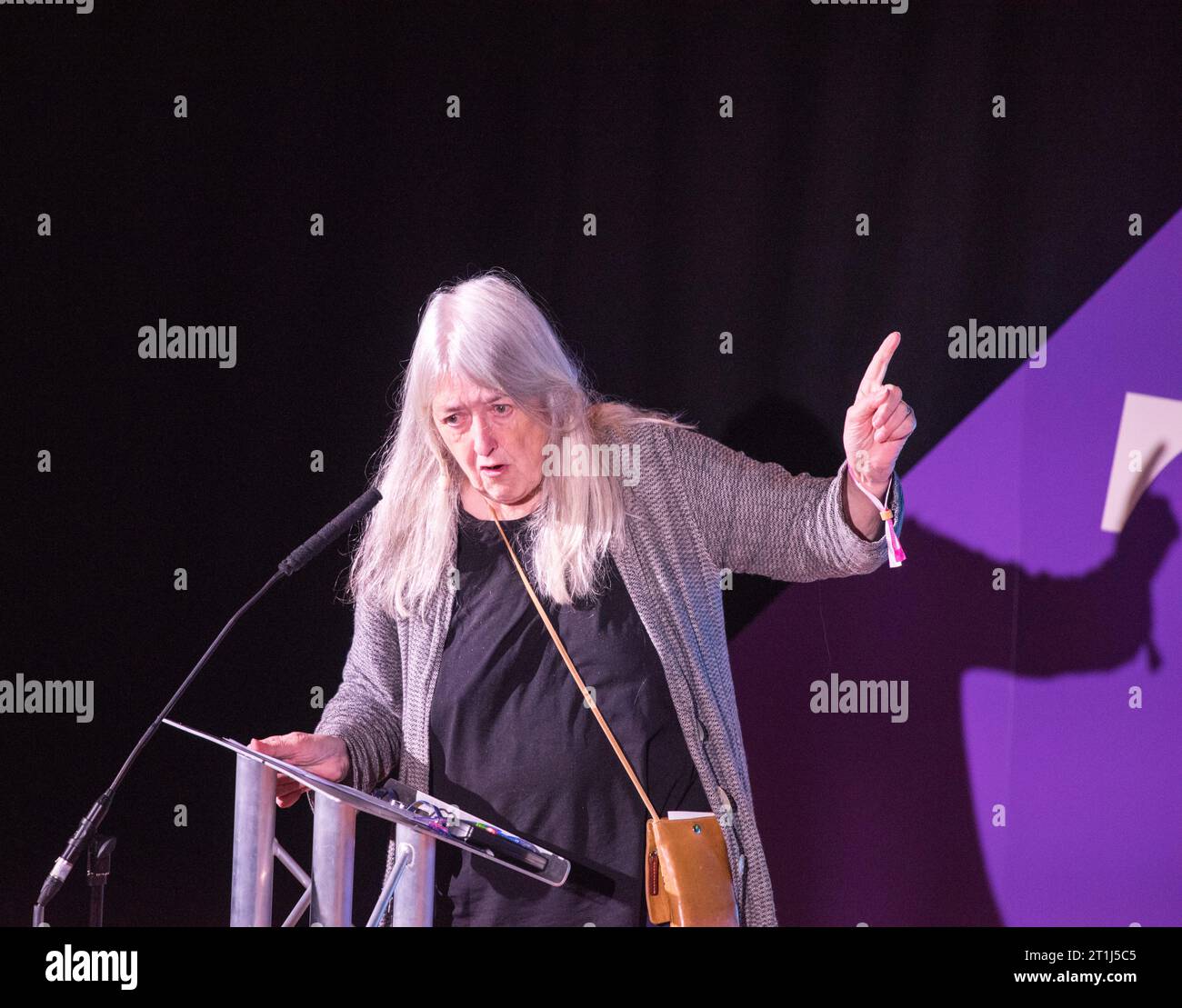 Gloucestershire, UK. 14th Oct, 2023. Professor Dame Mary Beard ...