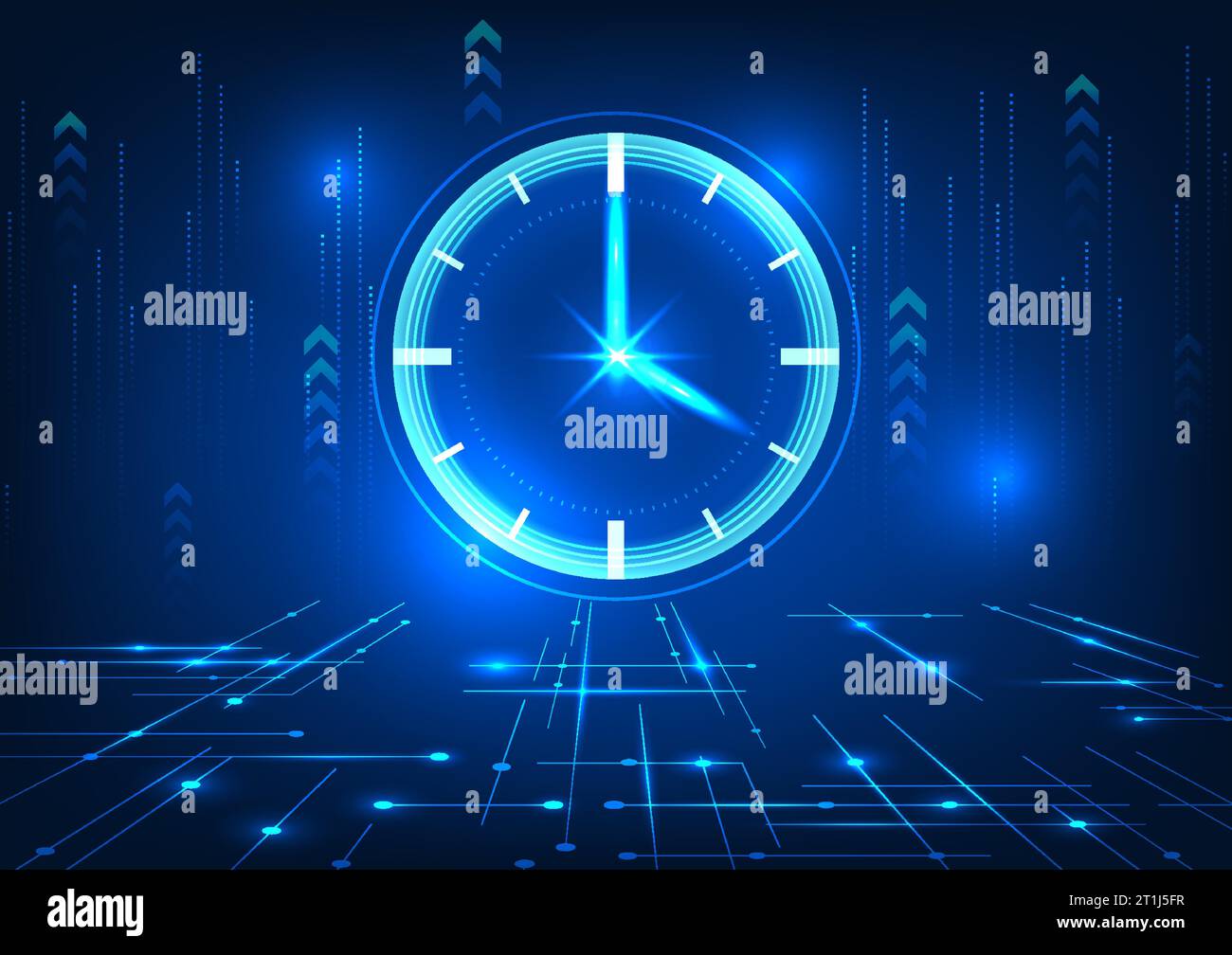 Time technology The back of the watch has an arrow dial. The floor ...