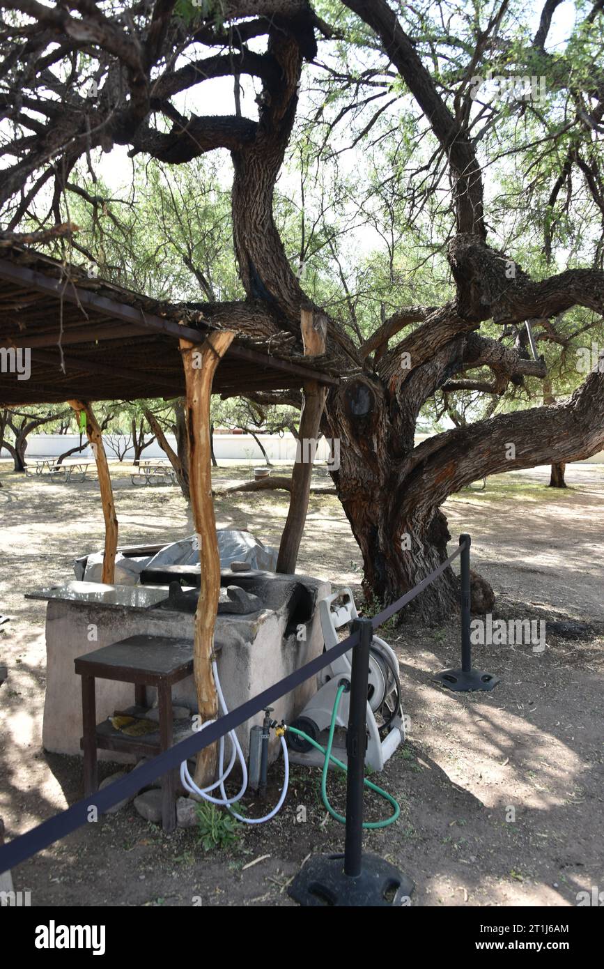 Tumacacori, AZ. USA. 10/9/2023. Mission San Cayetano del Tumacácori was ...