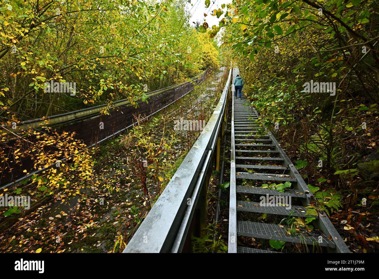 Ski jumping hill area in Harrachov, Jablonec district, Liberec Region ...