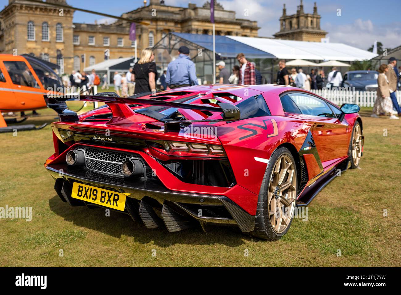 Lamborghini Aventador SVJ LP 770-4, on display at the Salon Privé ...