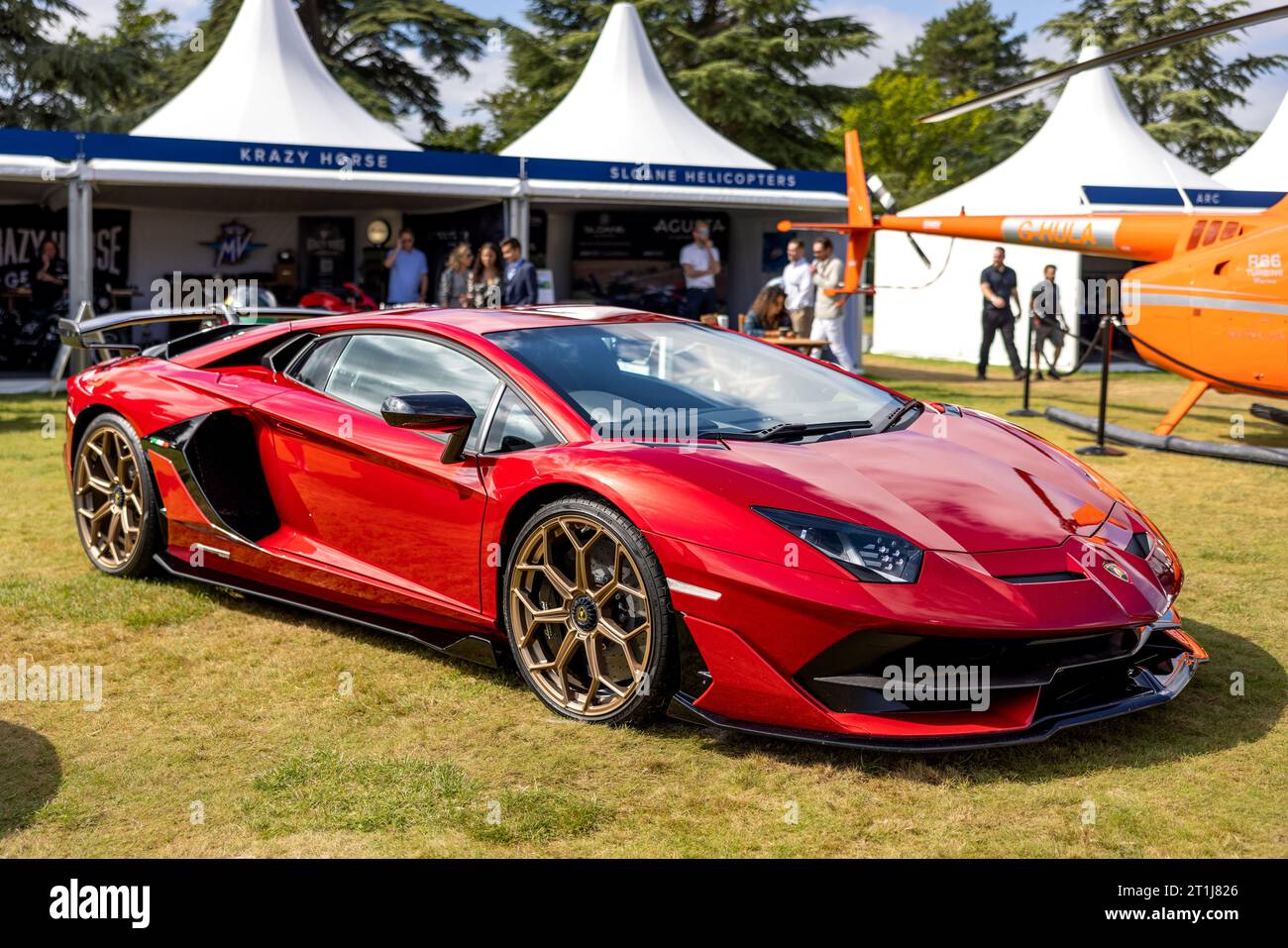 Lamborghini Aventador SVJ LP 770-4, on display at the Salon Privé ...