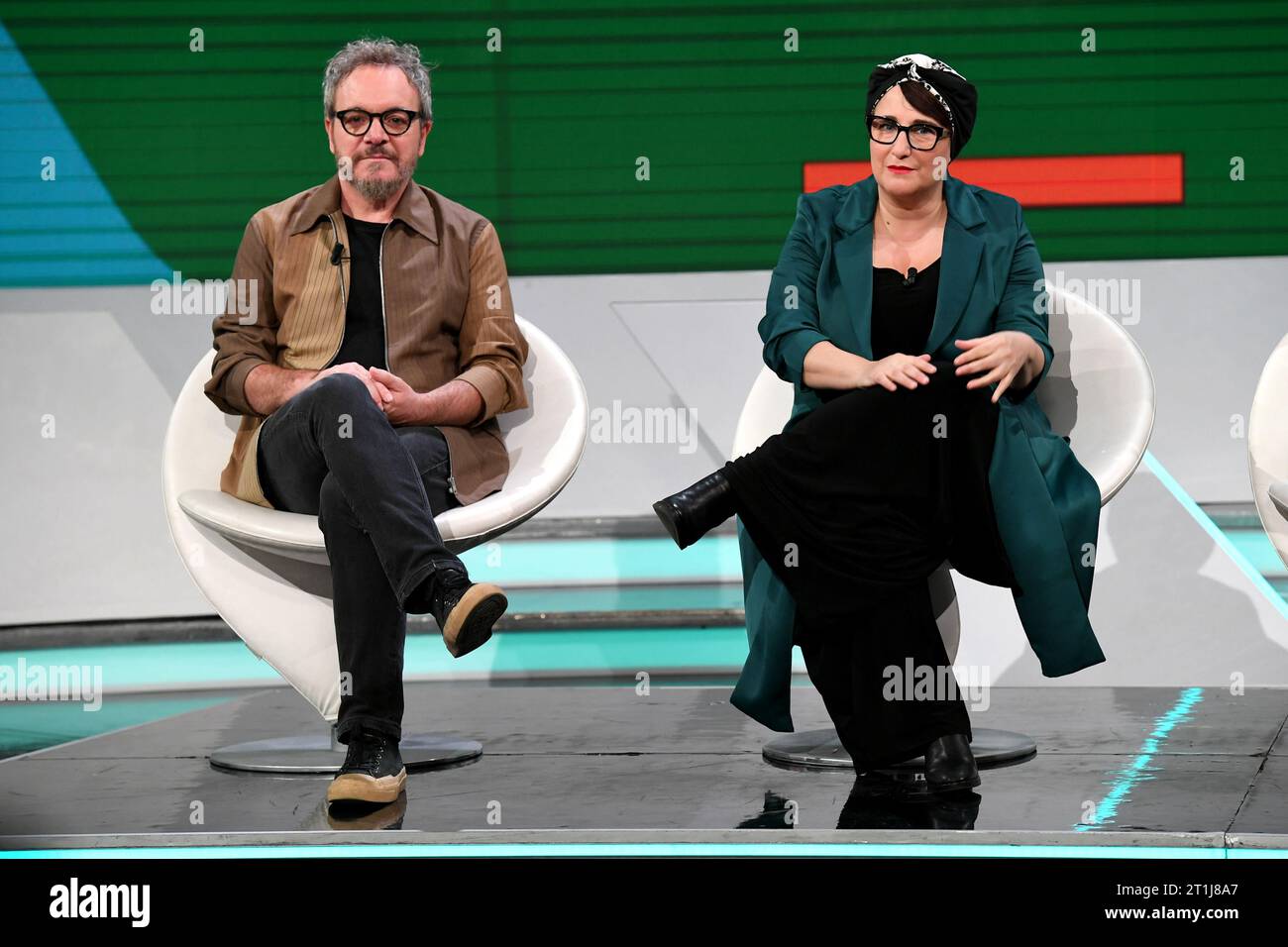 Milan, Italy. 13th Oct, 2023. Milan, TV broadcast “TV Talk”. - Nuzzo ...