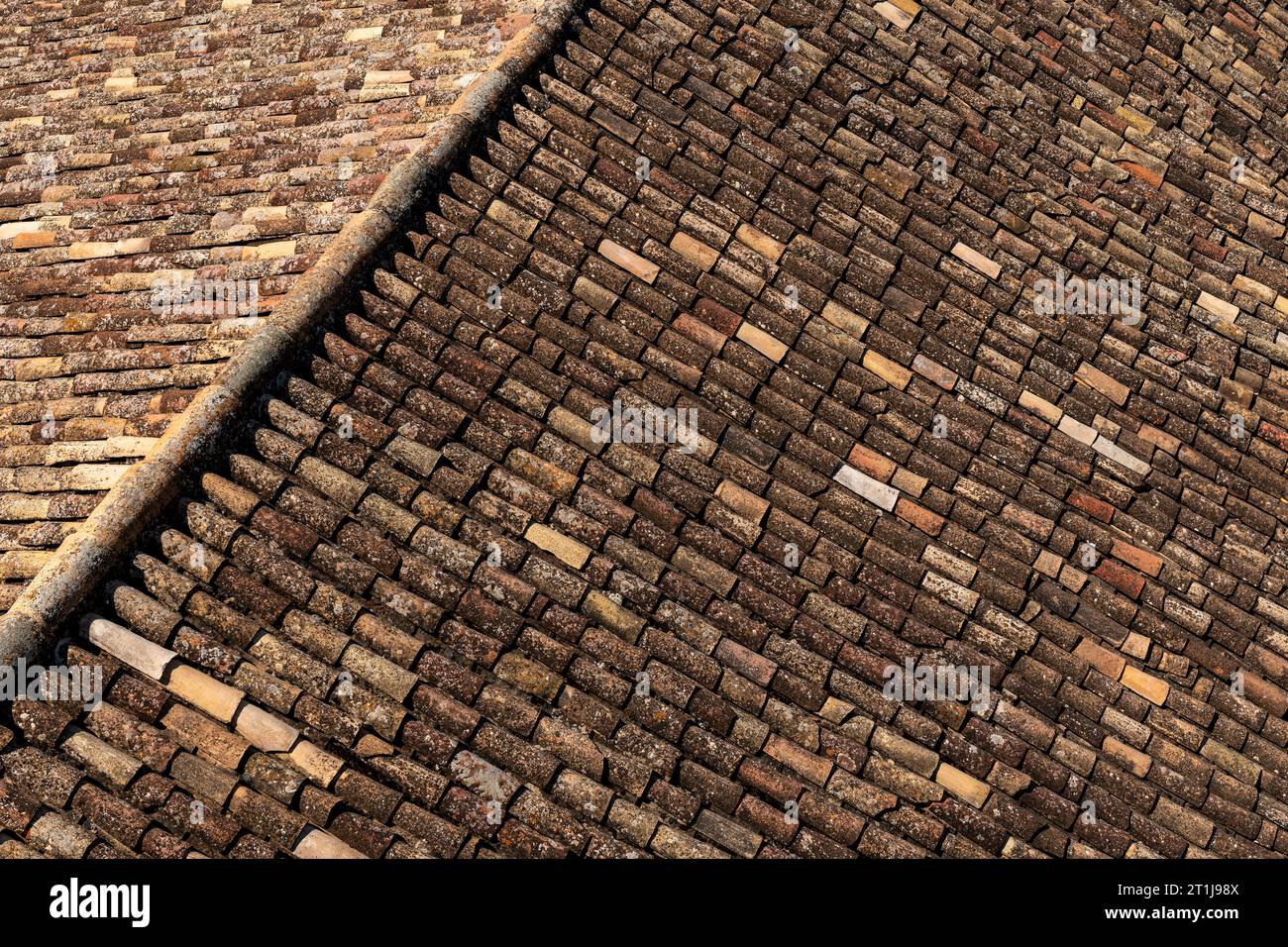 Mediterranean roof tile pattern - stock photo Stock Photo - Alamy