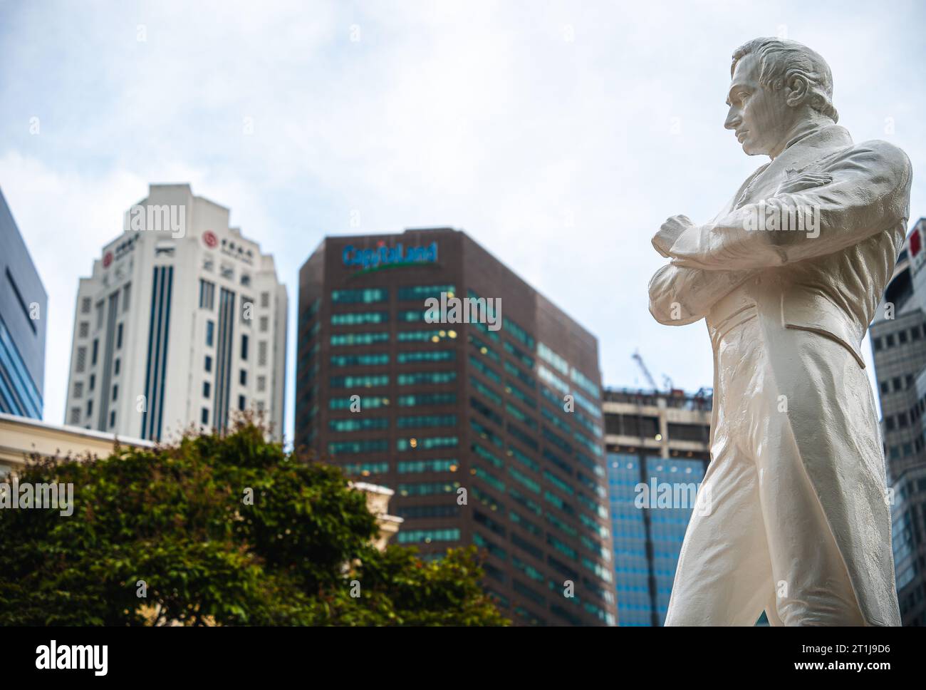 Singapore City Center Landmarks Stock Photo - Alamy