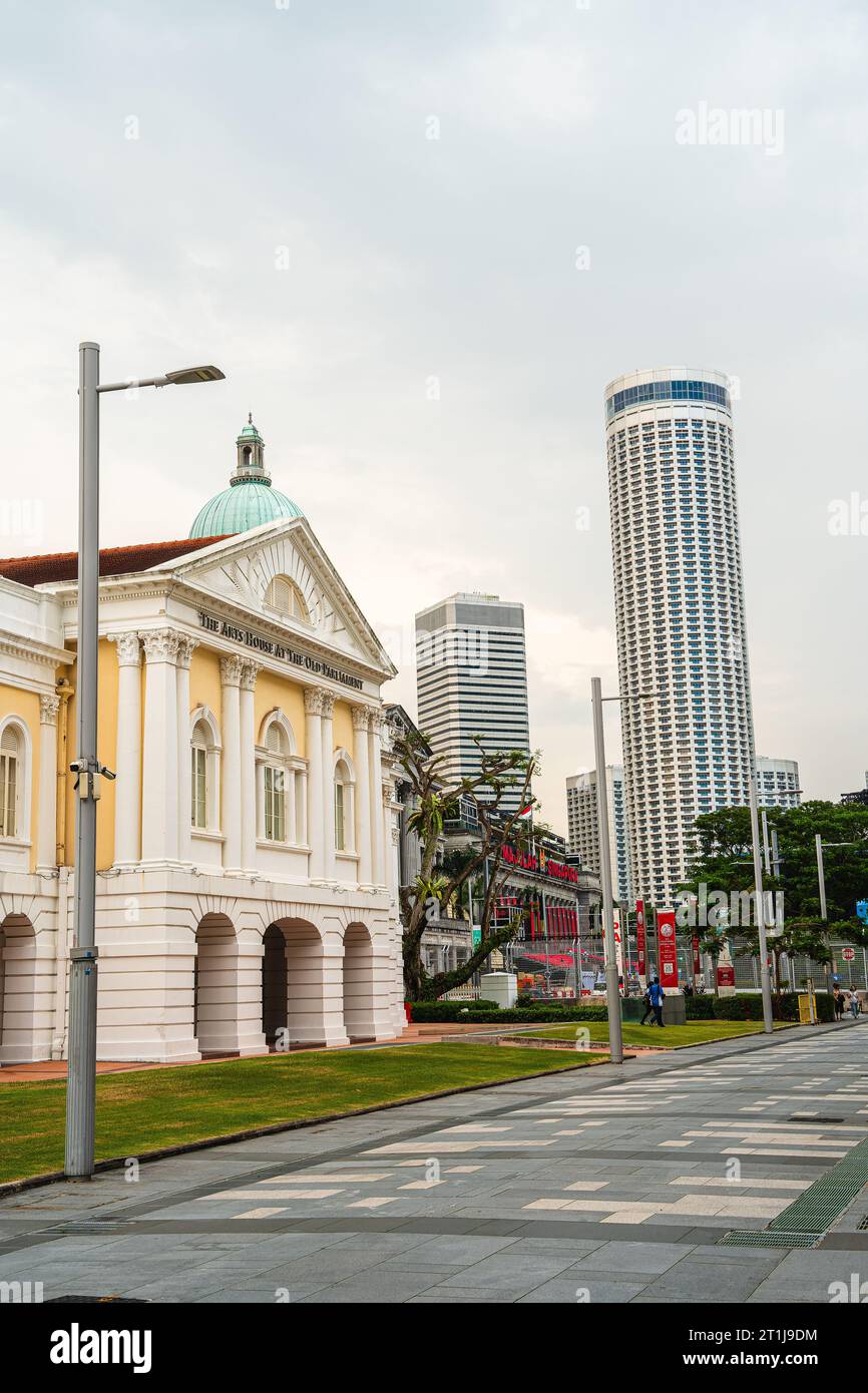 Singapore City Center Landmarks Stock Photo - Alamy