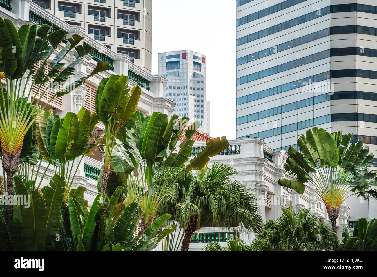 Singapore City Center Landmarks Stock Photo - Alamy