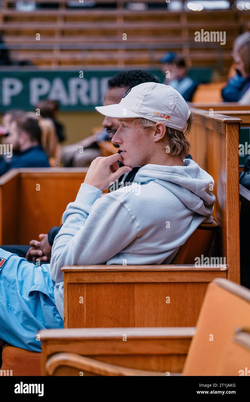 Stockholm, Kungliga tennishallen, Liam Broady against Sebastian ...