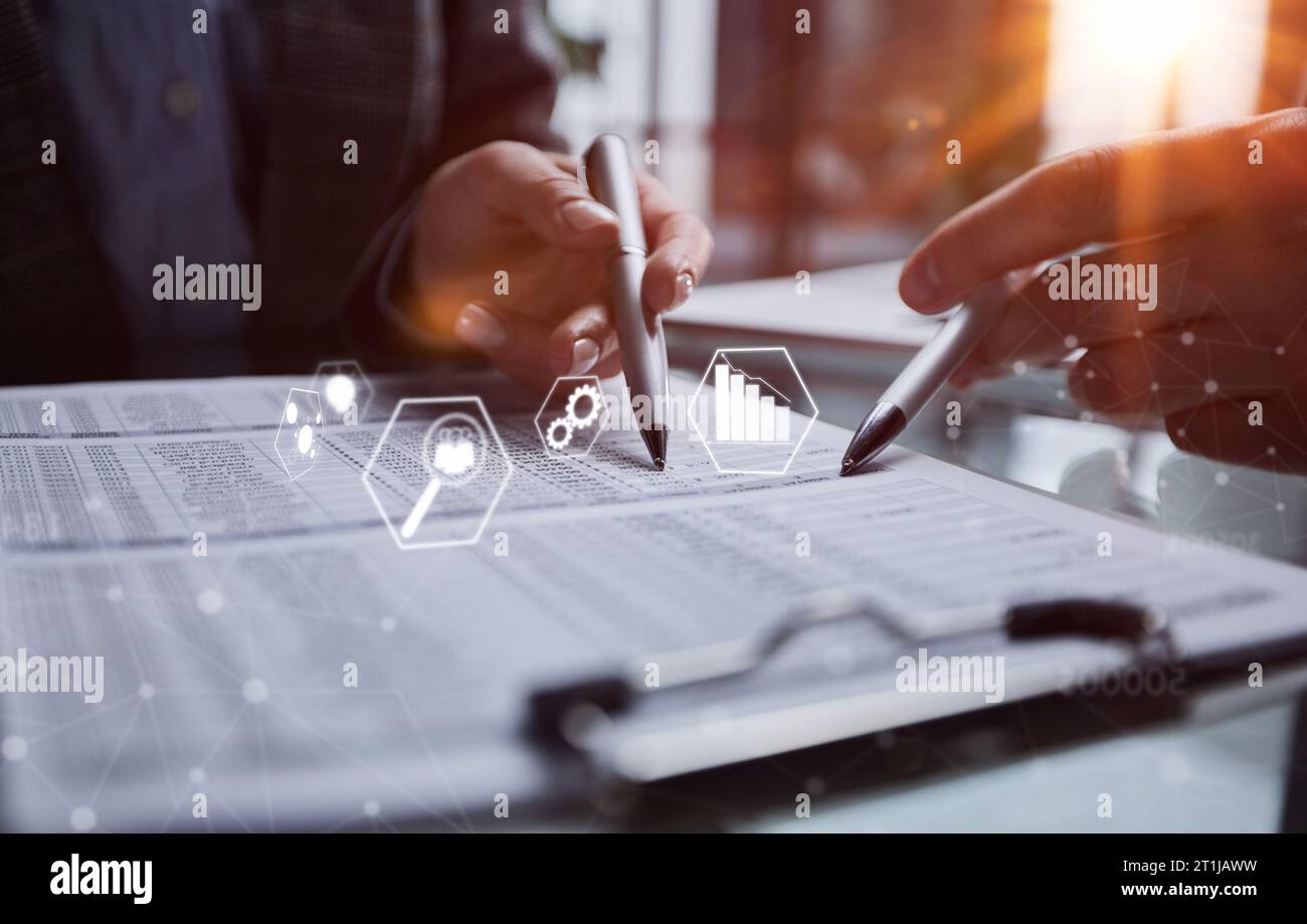 completing a business company personal information checklist form Stock ...