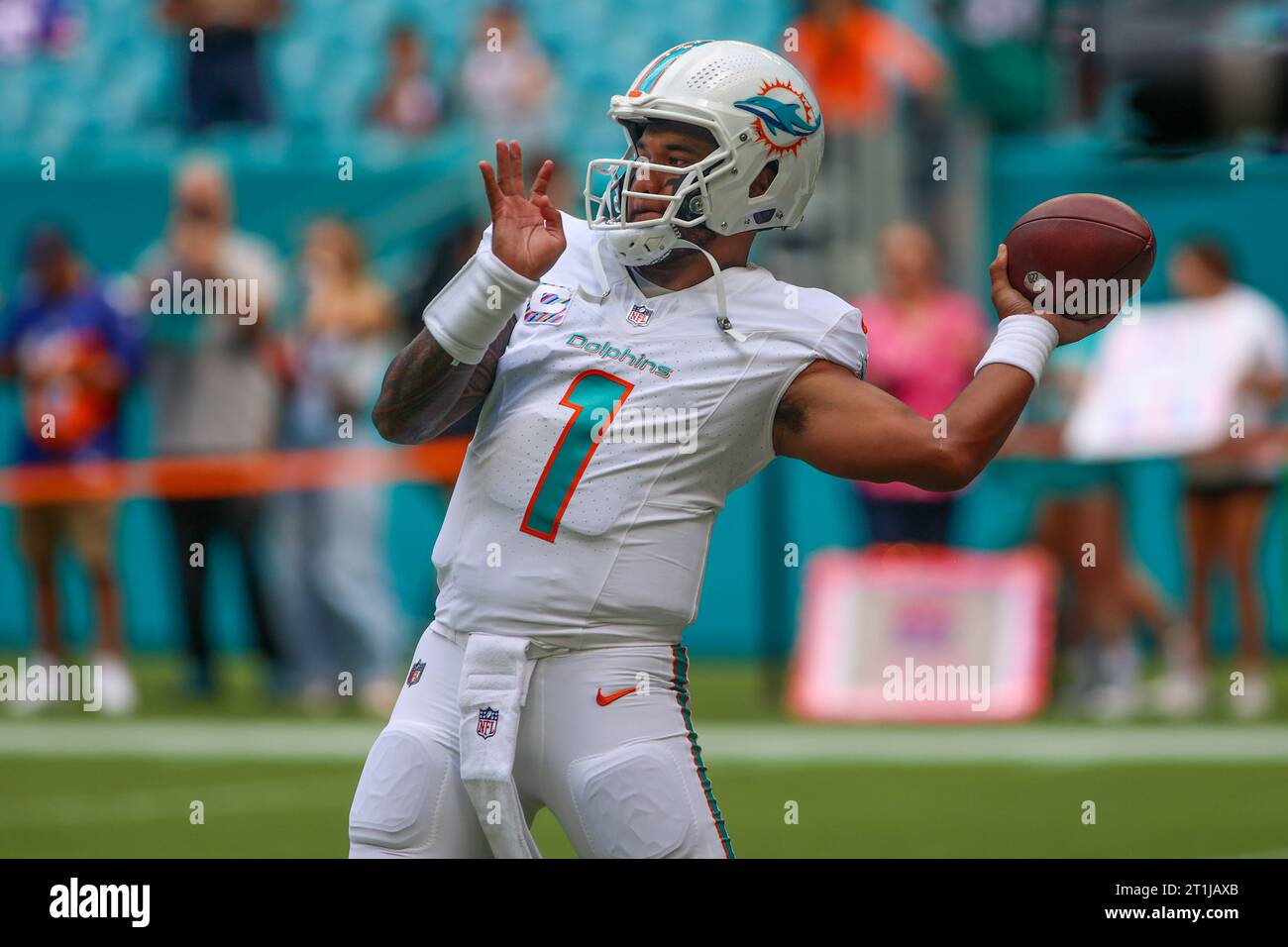 Dolphins QB Tua Tagovailoa-Miami Dolphins v New York Giants, 10-8-23 ...