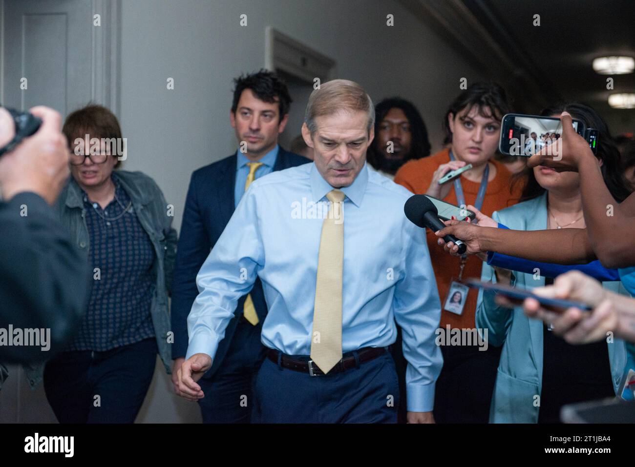 United States Representative Jim Jordan (Republican of Ohio) talks to ...
