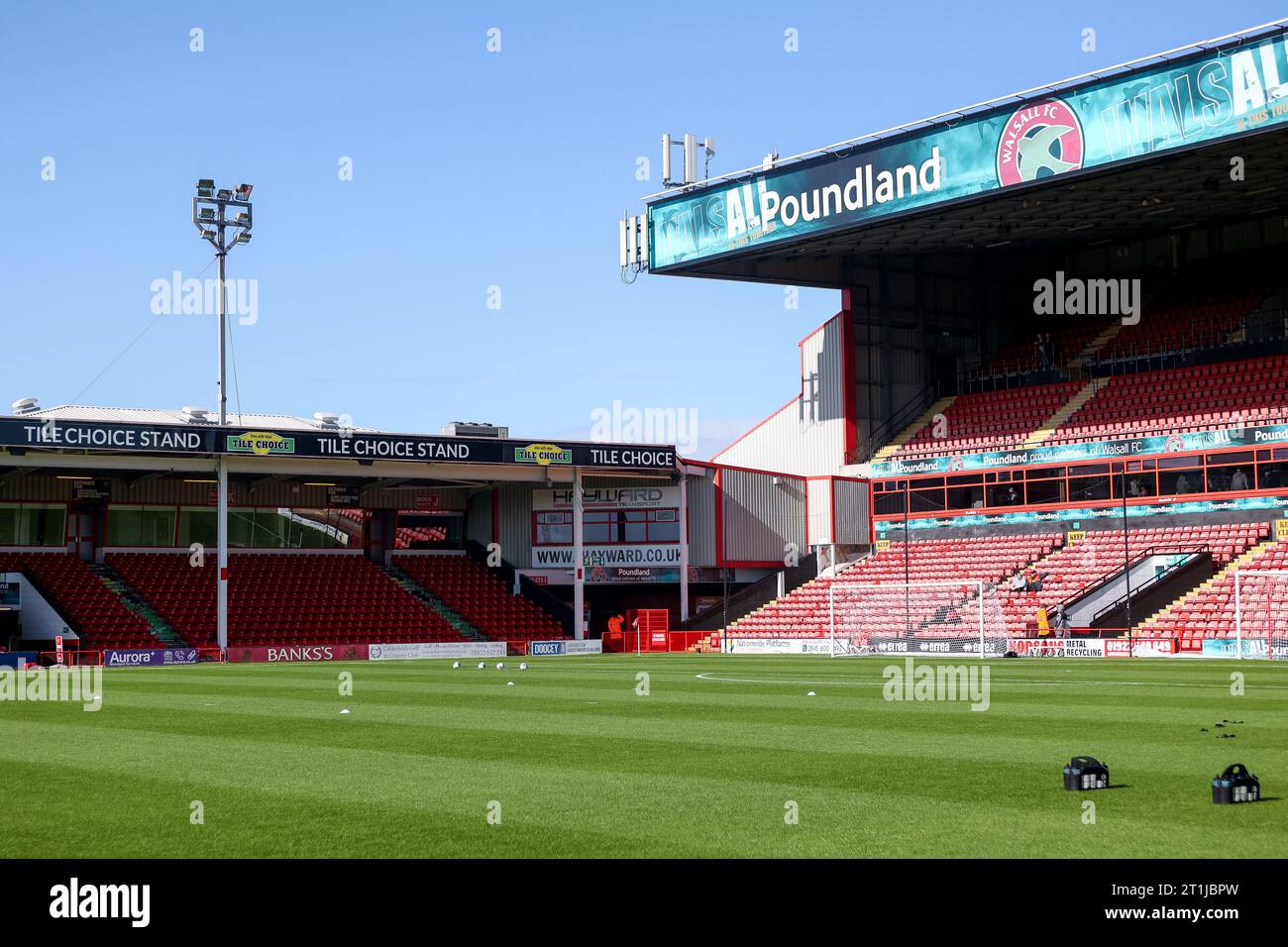 Walsall, UK. 14th Oct, 2023. A general view in the ground during the ...
