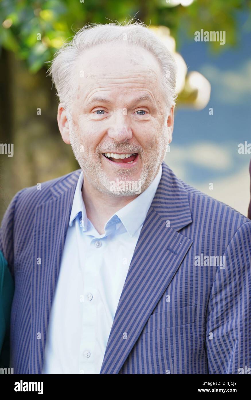 Nick Park arrives for a screening of Chicken Run: Dawn of the Nugget ...