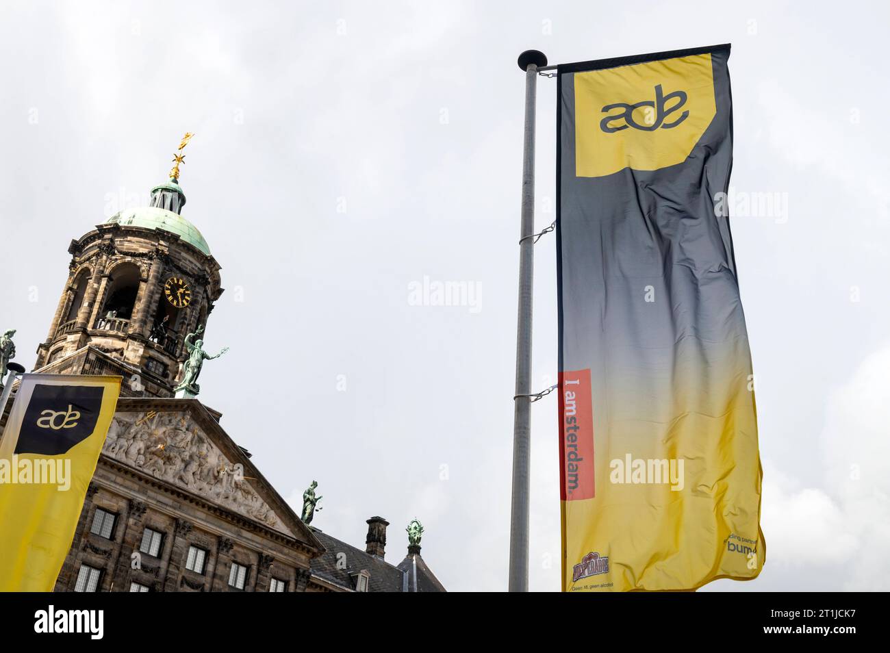 Amsterdam The, Netherlands. 14th Oct, 2023. banner for the ADE ...