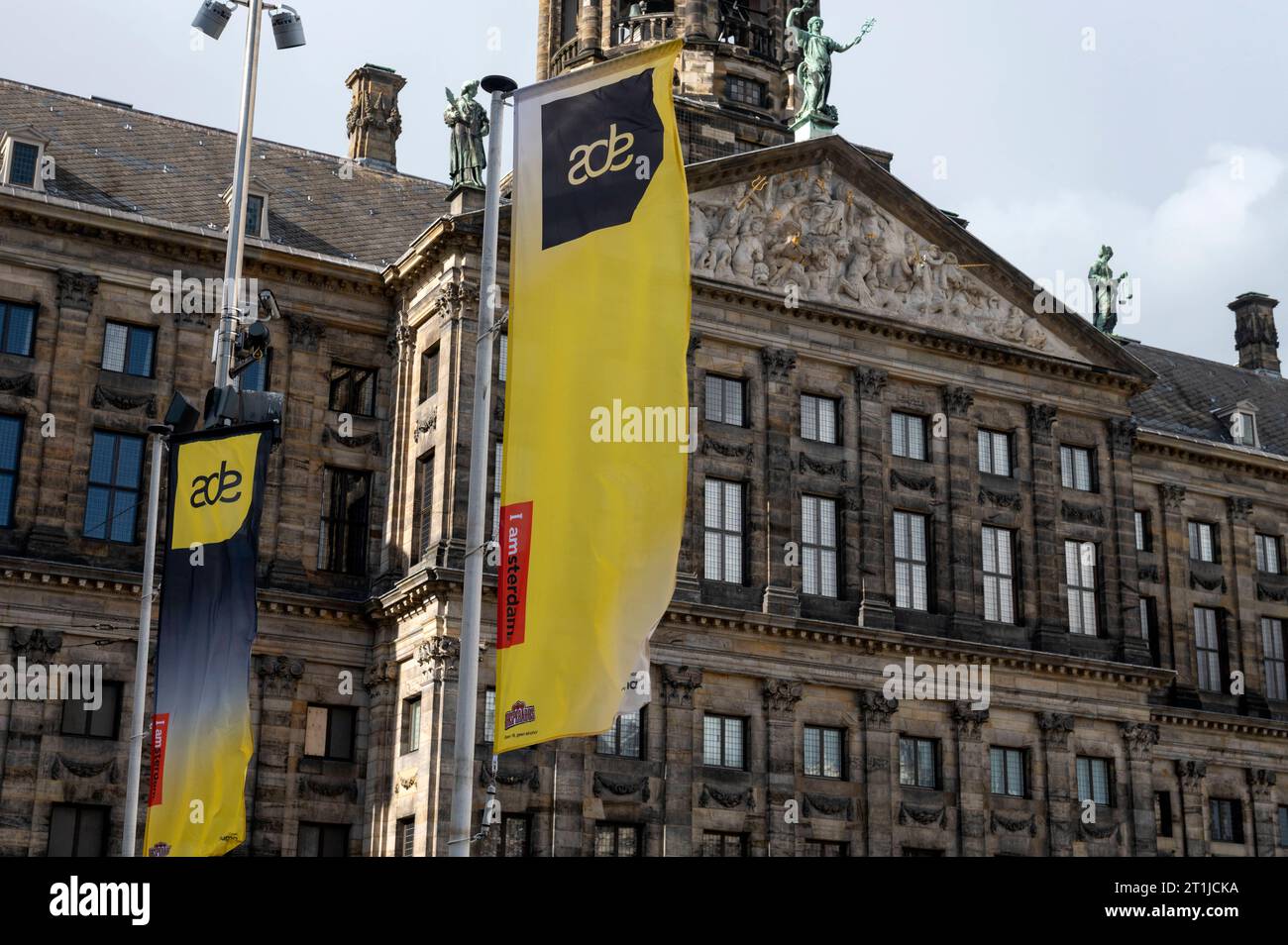 Amsterdam The, Netherlands. 14th Oct, 2023. banner for the ADE ...