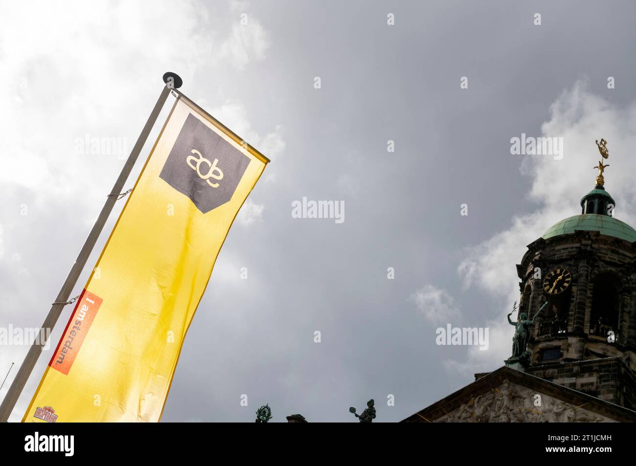 Amsterdam The, Netherlands. 14th Oct, 2023. banner for the ADE ...